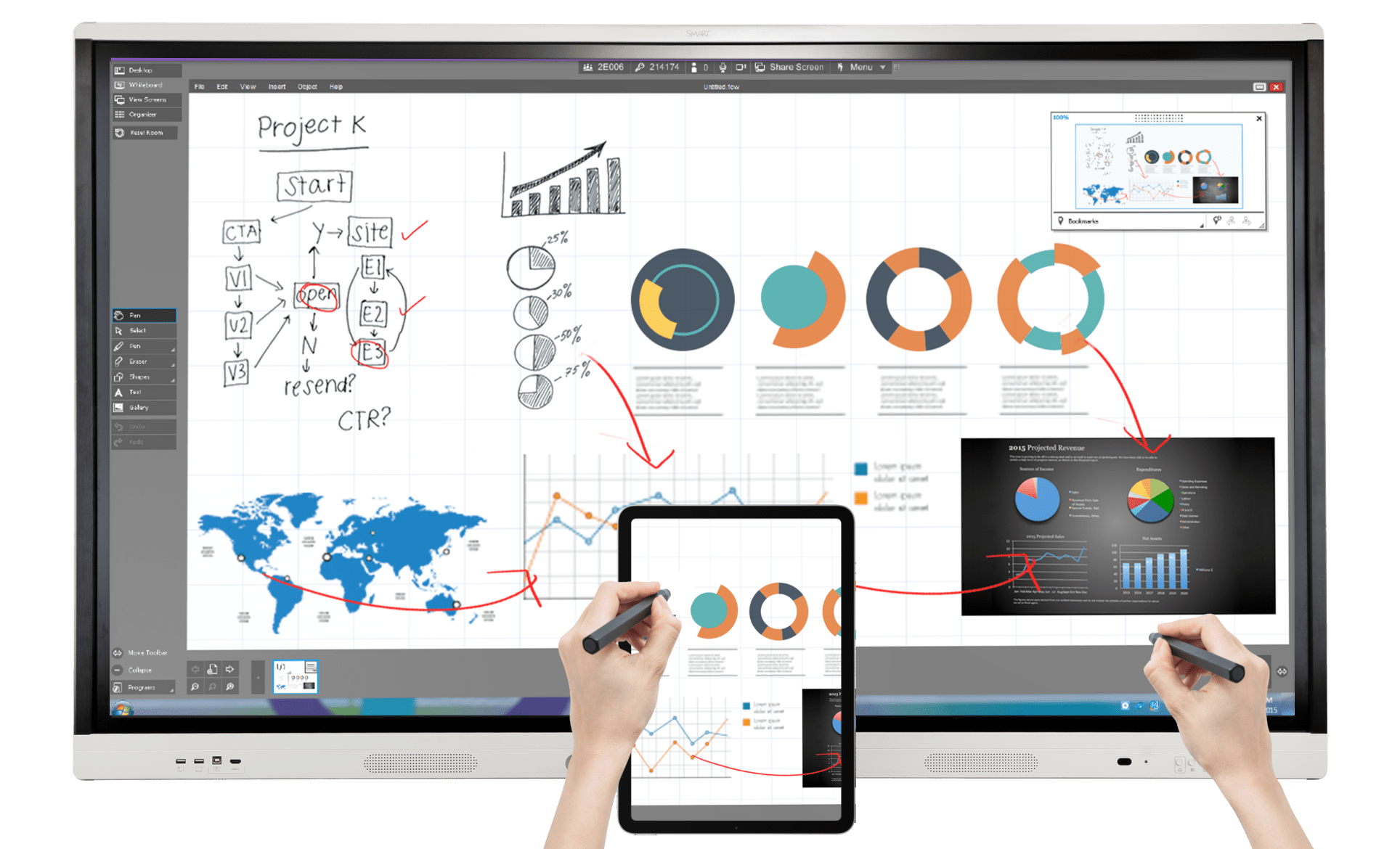 The SMART Board MX Pro for business // Boost team productivity
