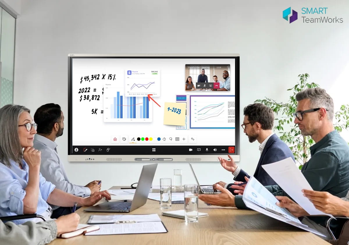 Microsoft Teams And Smart Interactive Displays Smart Technologies
