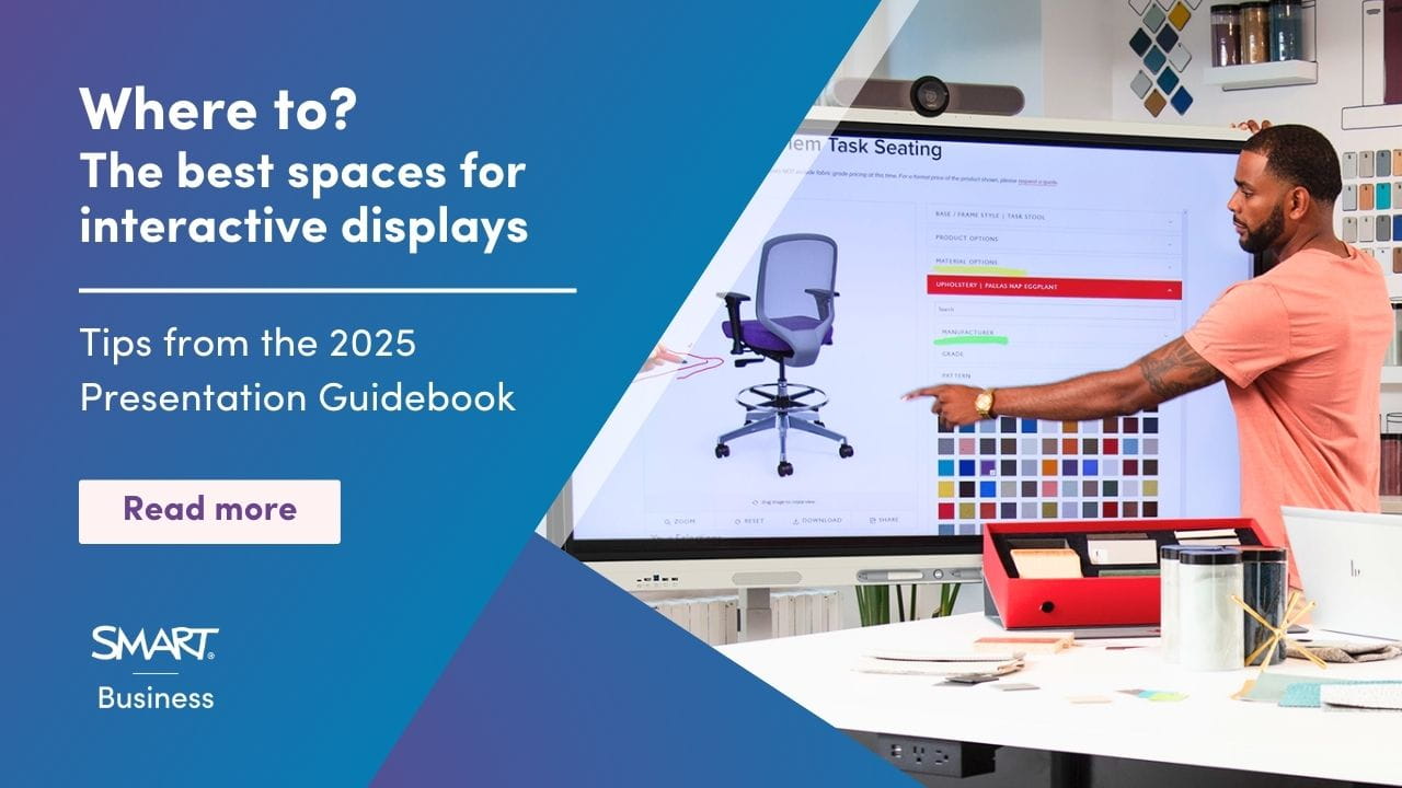 Interactive displays in an efficient work environment | SMART Technologies