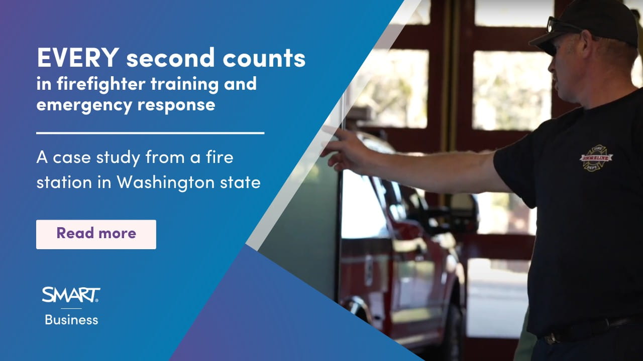 Firefighter training with interactive displays | SMART Technologies